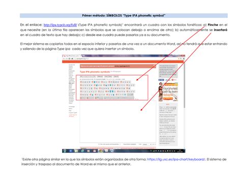Insertar Símbolos Fonéticos Primer MÈtodo SÕmbolos Type Ipa