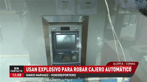 Comas Delincuentes Usan Explosivo Para Robar Cajero Automático Atv