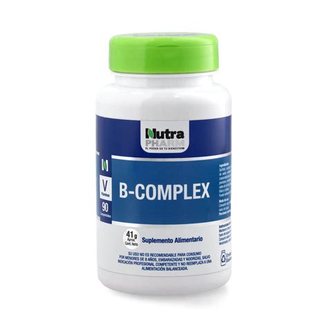 B Complex Vitaminas Del Complejo B Nutrapharm