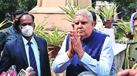 ‘spinal Blow To State Police Governor Dhankhar Slams Mamata Banerjee