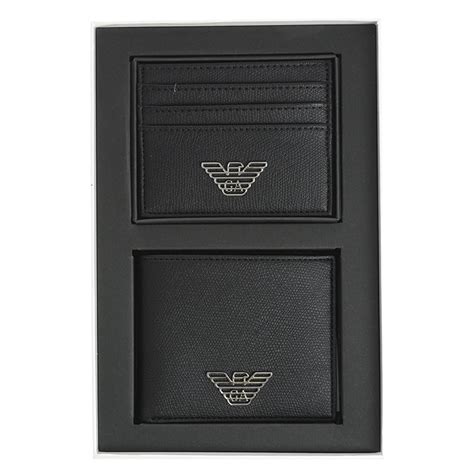 Armani阿玛尼ea7情人节男士青年钱包卡包短款两件套礼盒装y4r237虎窝淘