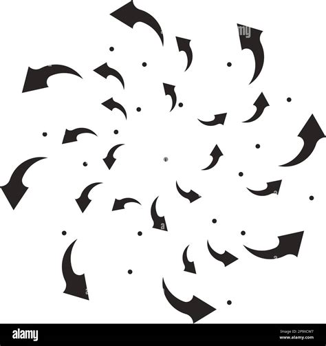 Rotating Arrow Icon Or Air Pollution Radiation Icon Vector Illustration