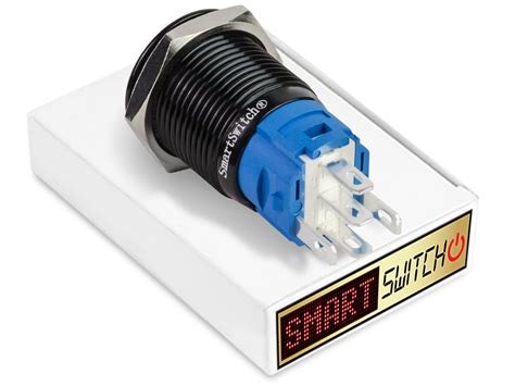 Smartswitch 12v24v 18mm Ip67 Steel Led Illuminated Onoff Power Button