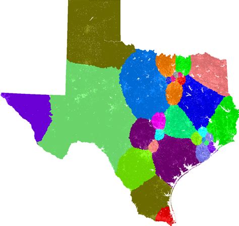 Texas Senate Districts Map United States Map