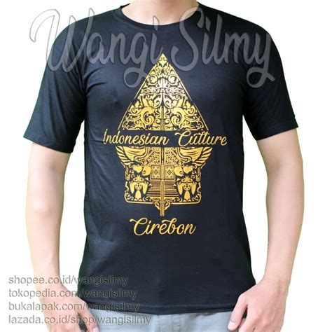 Kaos Gunungan Wayang Cirebon Kaos Cirebon Kaos Oleh2 Cirebon Kaos