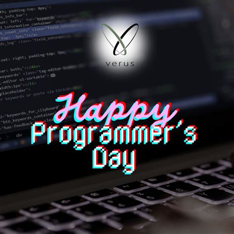 Verus Technology Solutions Inc On Linkedin Programmersday Coding