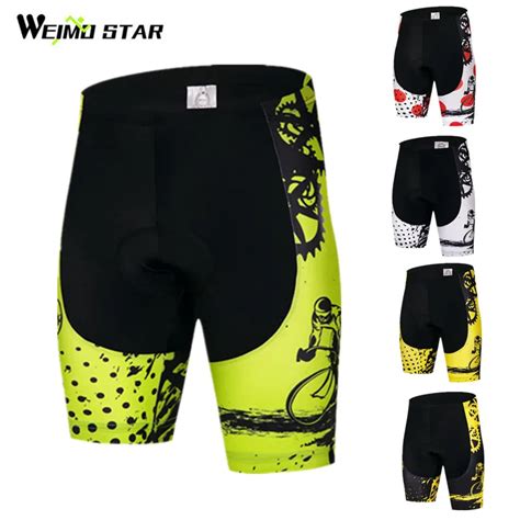 Weimostar Coolmax D Padded Cycling Shorts Men Women Downhill MTB Bicycle Shorts Road Tight Bike