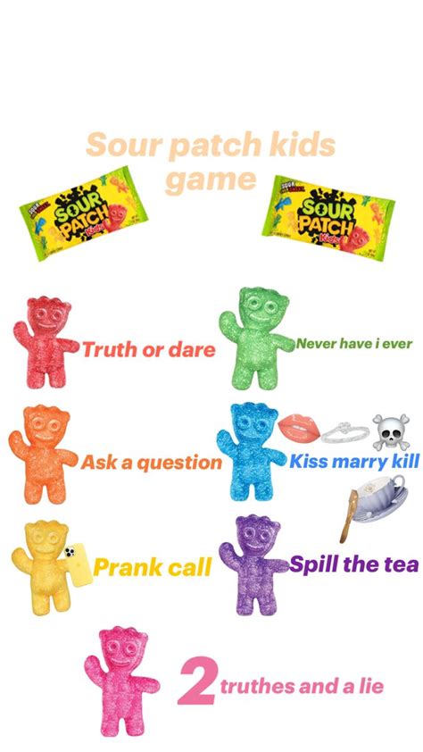 Sour Patch Game Fun Sleepover Ideas Fun Sleepover Games Fun Games