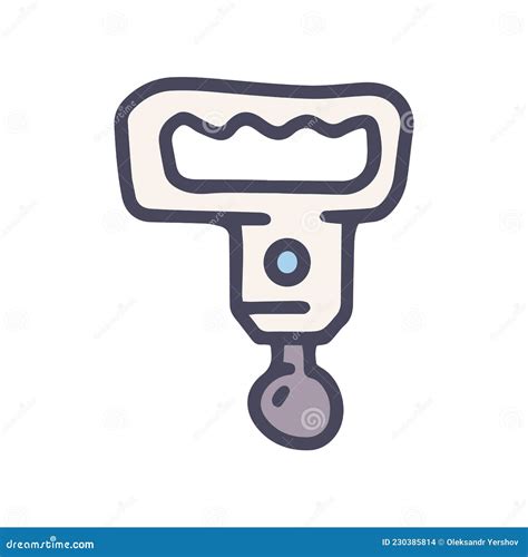 Muscle Vibrator Color Vector Doodle Simple Icon Stock Vector