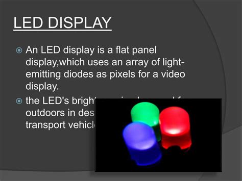 Difference B W Led And Lcd Ppt