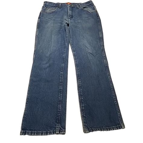 Wrangler Jeans Wrangler 36mwz Jeans Mens 34x3 Blue Slim Fit
