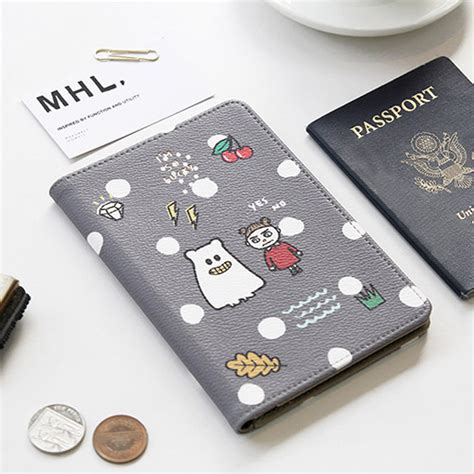 Gunmangzeung Ghost Pop Rfid Blocking Passport Case