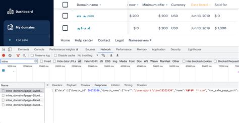 How To Get Sales Json Data From