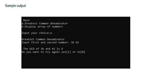 Solved 1 Make A Program That Implements Functions Display Chegg