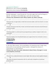 Sophia US History Milestone Docx You Passed This Milestone Questions Were Answered