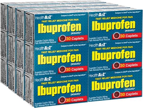 Healtha2z Ibuprofen Tablets 200mg 24 Packs Of 30 Tablets