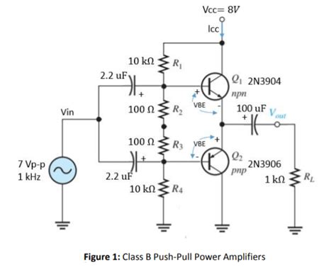 Circuit Diagram Of Class Ab Power Amplifier Circuit Diagram