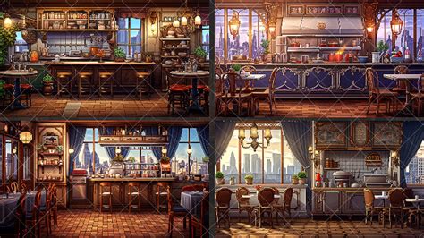 Background Pixel Kitchen 2
