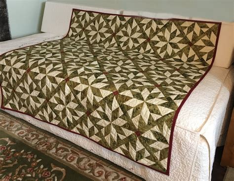 PATTERN Festive Lemoyne Star Quilt Pattern Designed For Use With The