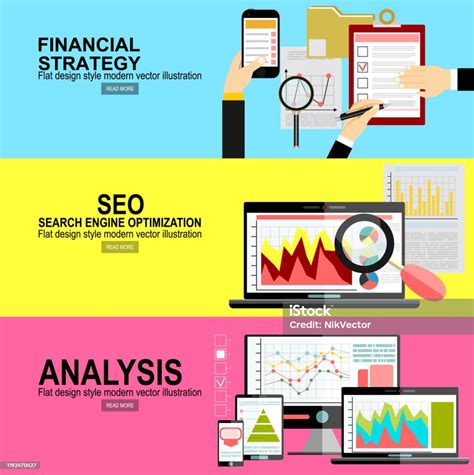 Vector Modern Flat Design And Seo Optimization Programming Process And