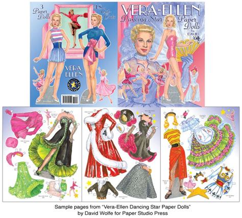 Vera Ellen Dancing Star Paper Dolls Ships Nov 2015 Paper Dolls Of
