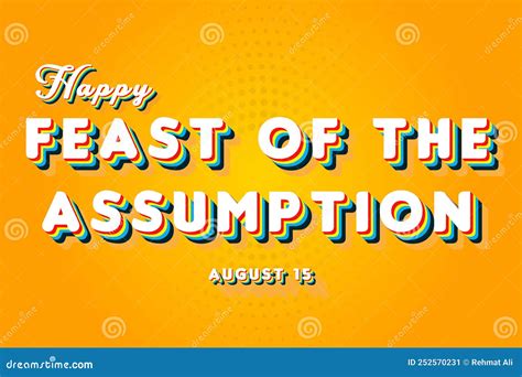 The Feast Of The Assumption Of The Blessed Virgin Mary Cute Cartoon