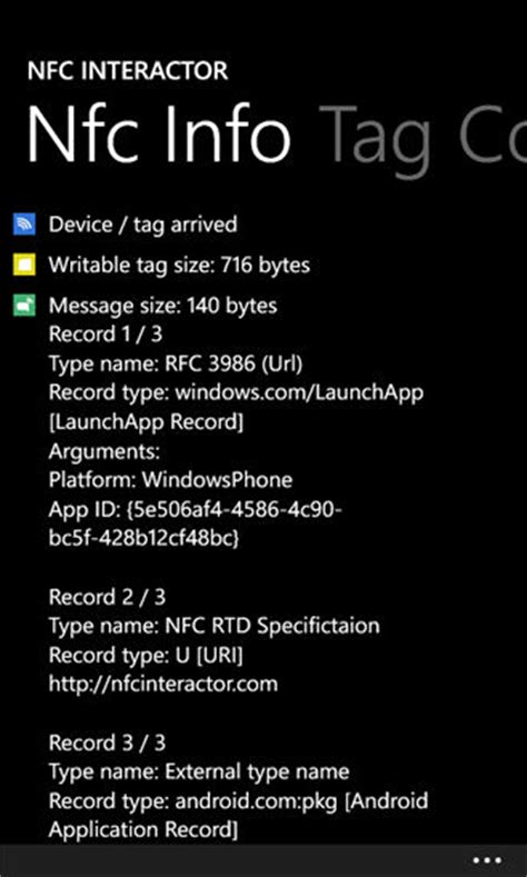 Read And Write Nfc Tags With Nfc Interactor