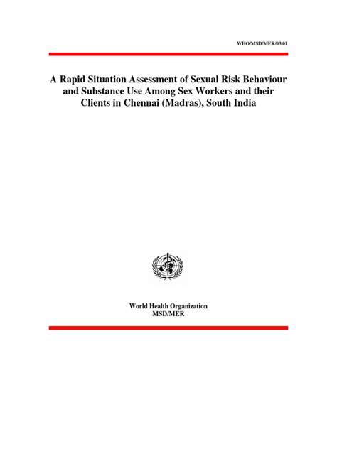 Sexual Behaviour Assessment Chennai Pdf Safe Sex Substance Abuse