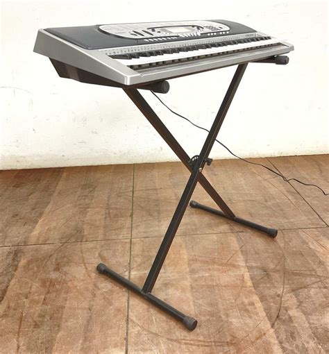 Lot Casio Ctk 573 Electric Keyboard W Stand