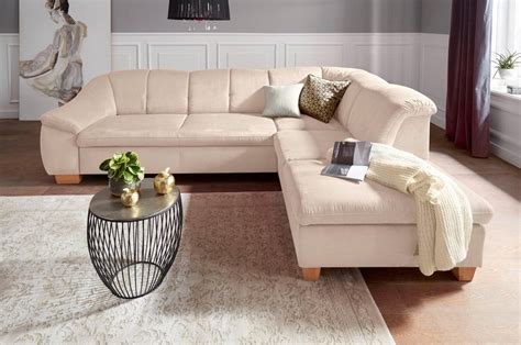 Sitandmore Ecksofa Santo L Form Mit Federkern Wahlweise Mit