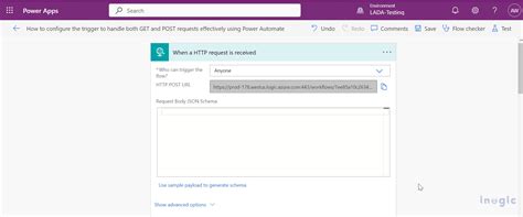 How To Configure A Trigger To Handle Both GET And POST Requests