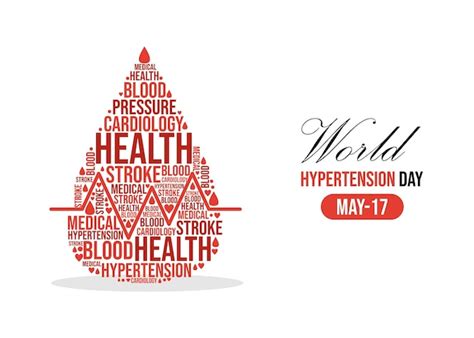Premium Vector World Hypertension Day