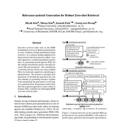 Relevance Assisted Generation For Robust Zero Shot Retrieval Acl Anthology