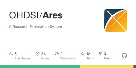 Github Ohdsi Ares A Research Exploration System