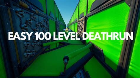 Easy 100 Level Deathrun Fortnite Creative Map Code Dropnite
