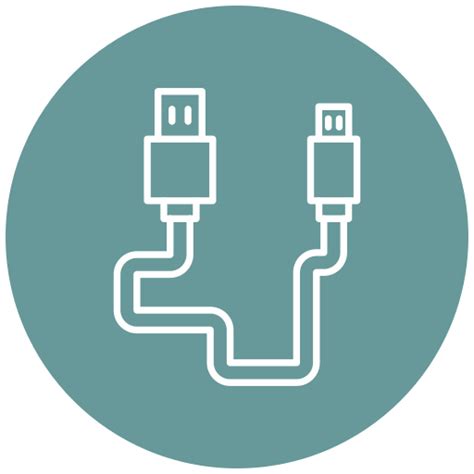 Usb Cable Generic Flat Icon