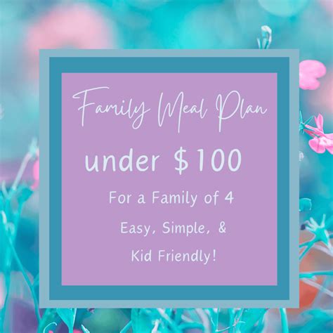 Low Budget Summer Meal Plan At Walmart 6 Dinners For 60 Week 23