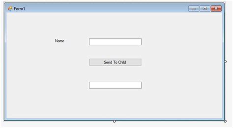 Send Data Between Win Forms In C