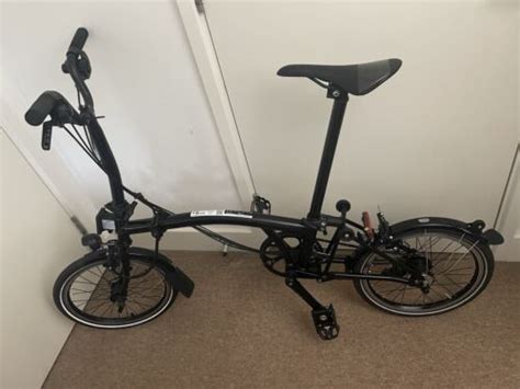 Brompton Folding Bike Brompton M L BE SL Dyn Black Superlight Folding Bikes U Folding
