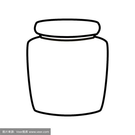 罐子简笔画图片大全 罐子简笔画可爱 苗苗知道