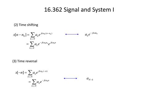Ppt Fourier Series Representation Of Discrete Time Periodical Signal