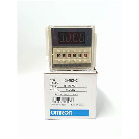 Mesin Omron Dh48s S Digital Timer Precision Delay Time Relay Twin Counter Time Relay Delay