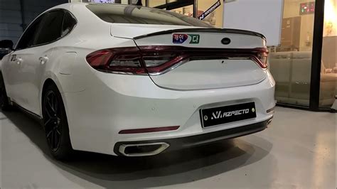 그랜져 Ig 30 Lpi Jsr 중통가변 듀얼 커스텀배기 튜닝 Youtube