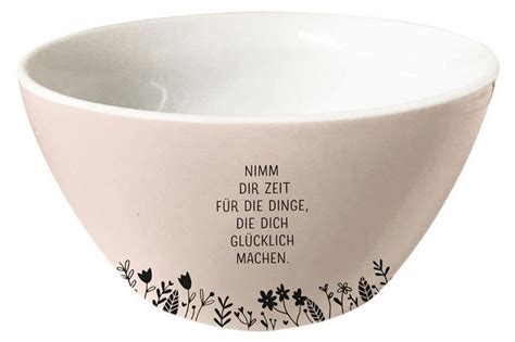 Grafik Werkstatt Müslischale Müslischale Nimm Dir Zeit