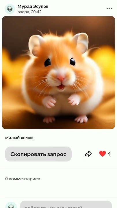 милый хомяк🥰😍 Youtube