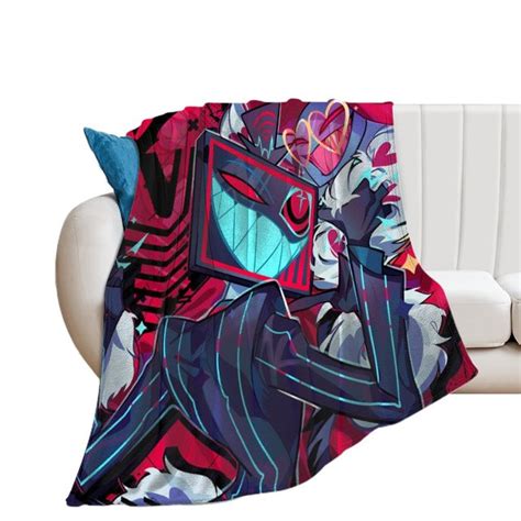 Anime Cartoon Hazbin Hotel Blankets Soft Flannel Throw Blanket Hazbin