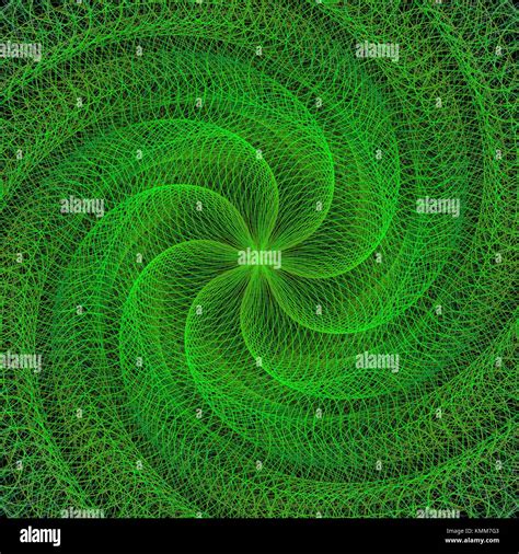 Green Computer Generated Digital Design Background Stock Vector Image