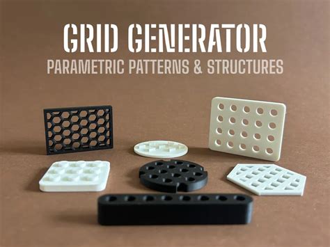Grid Generator Parametric Patterns And Structures By Koolm Makerworld