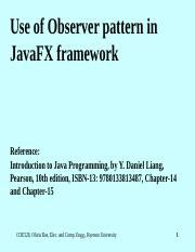 Understanding Observer Pattern In JavaFX For GUI Development Course Hero