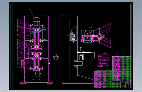 立式磨簧机设计 总体磨头设计 含CAD图纸 AutoCAD 2007 模型图纸下载 懒石网